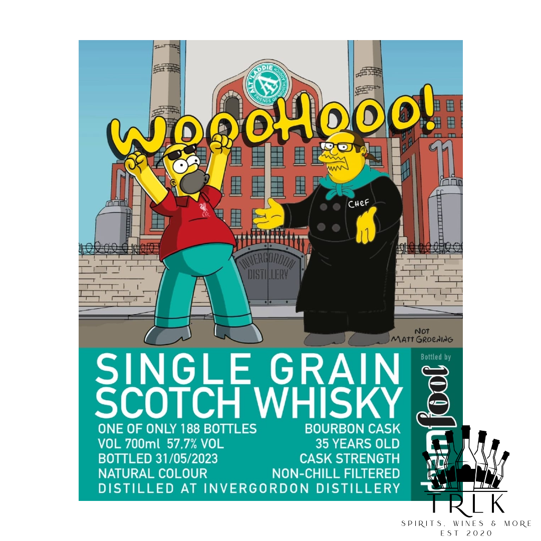 FoB Invergordon 35yo Single Grain "Simpsons" Bottle – The Rare Liquor King